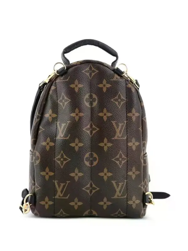 LOUIS VUITTON Palm Springs Monogram Canvas Mini Backpack - Black