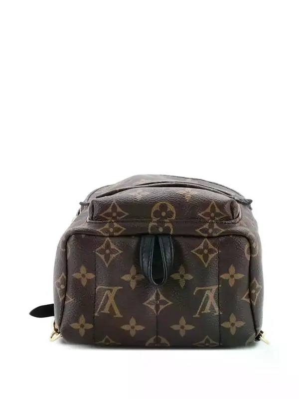 LOUIS VUITTON Palm Springs Monogram Canvas Mini Backpack - Black