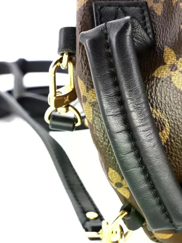 LOUIS VUITTON Palm Springs Monogram Canvas Mini Backpack - Black