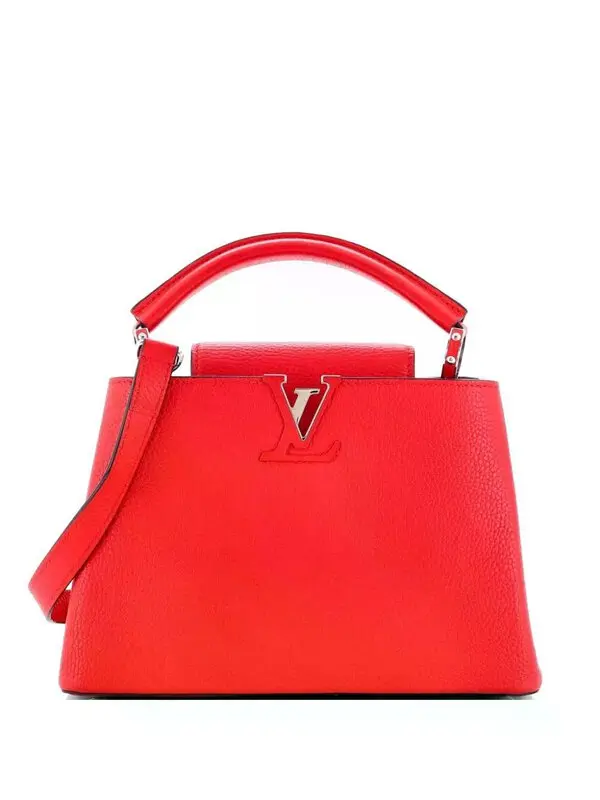 LOUIS VUITTON Capucines Bb Satchel - Red