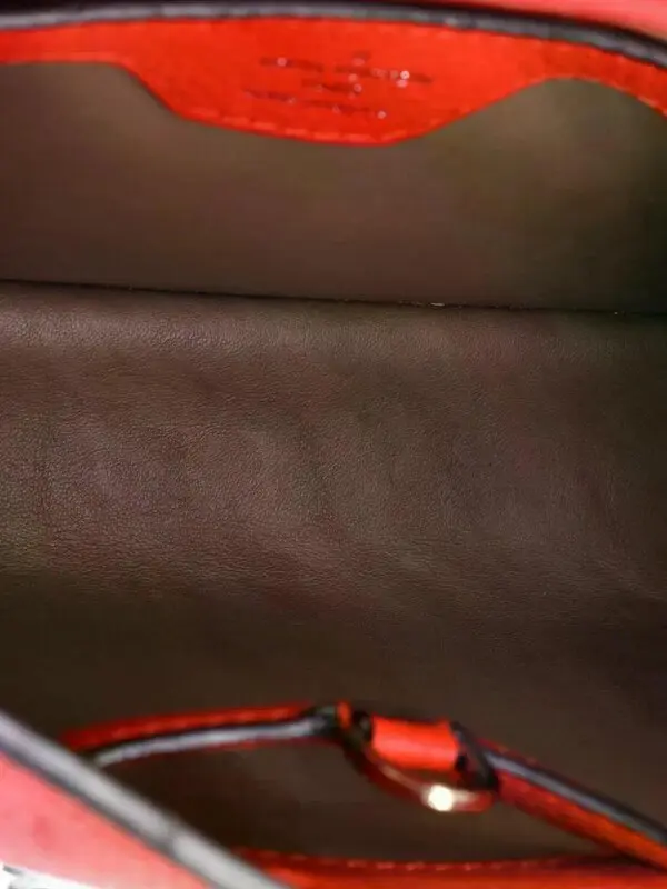 LOUIS VUITTON Capucines Bb Satchel - Red