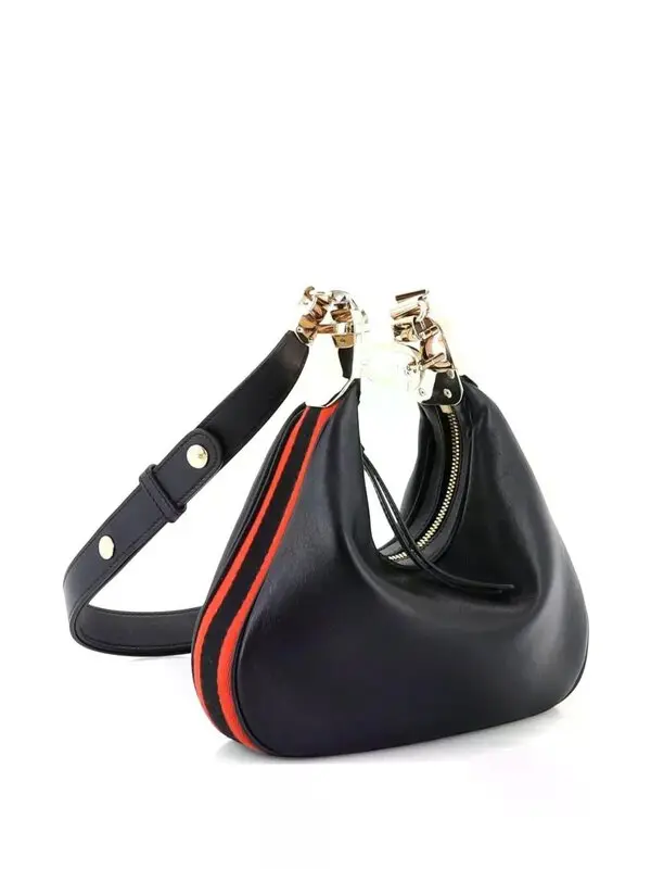 Gucci Attache Small Leather Shoulder Bag - Black