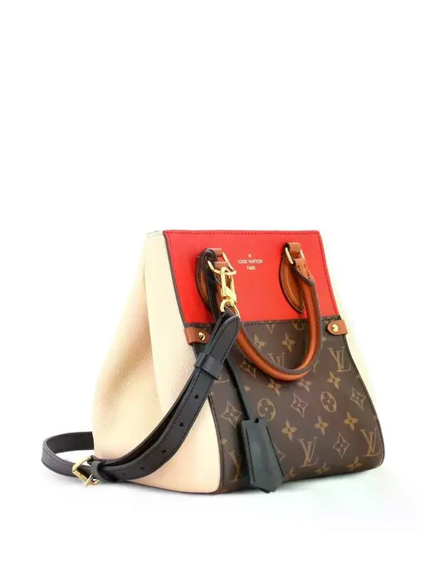 LOUIS VUITTON Fold Tote Monogram Canvas Pm Satchel - Brown