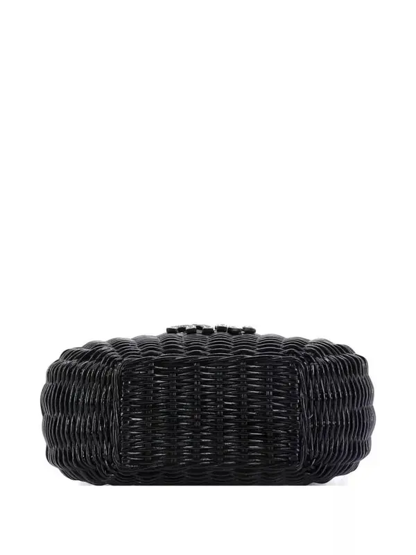 Miu Miu Wander Hobo Wicker Mini Shoulder Bag