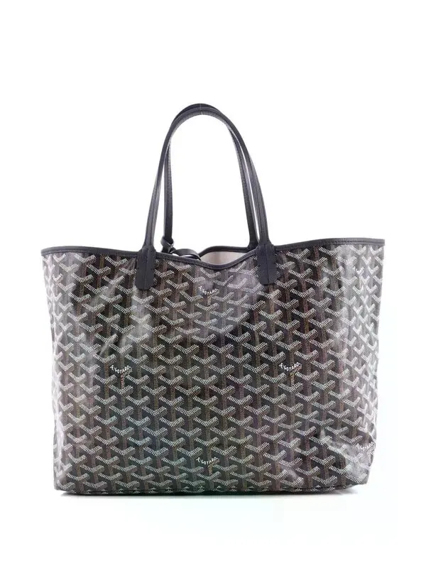 Goyard Saint Louis Coated Canvas Pm Tote Bag - Black