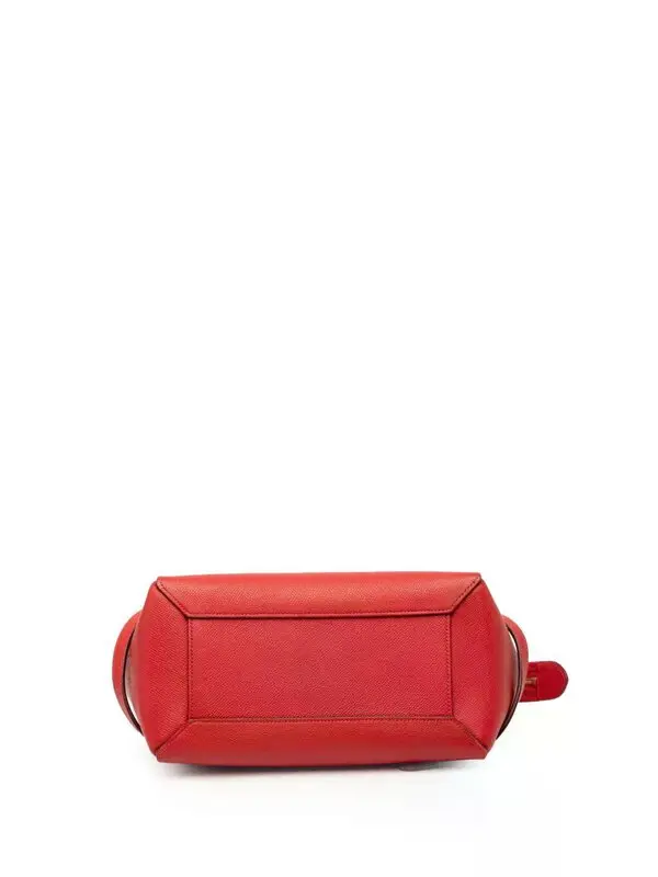 Celine 2016 Micro Grained Calfskin Belt Bag - Red