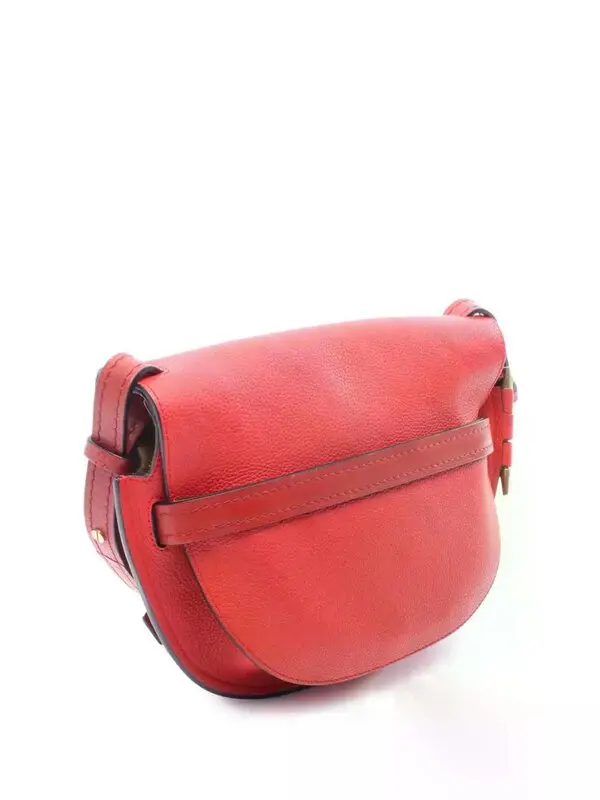 Loewe 2010-2026 Small Calfskin Gate Crossbody Bag - Red