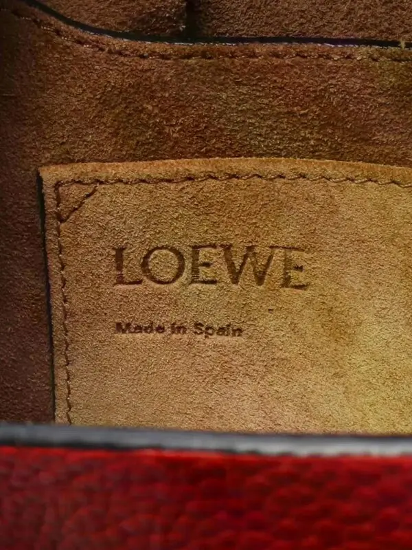 Loewe 2010-2026 Small Calfskin Gate Crossbody Bag - Red