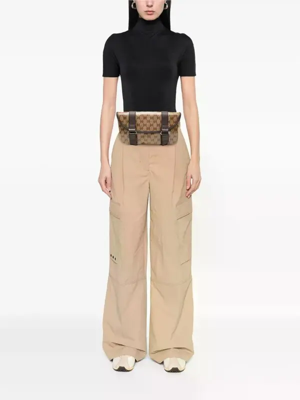 Gucci Gg Crystal Belt Bag - Brown