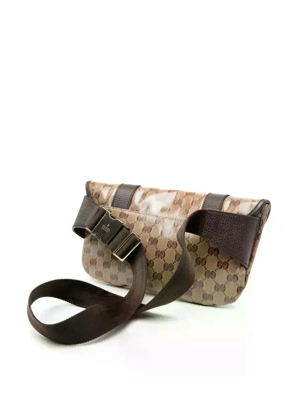 Gucci Gg Crystal Belt Bag - Brown