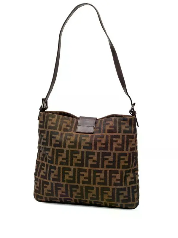 Fendi Zucca Canvas Shoulder Bag