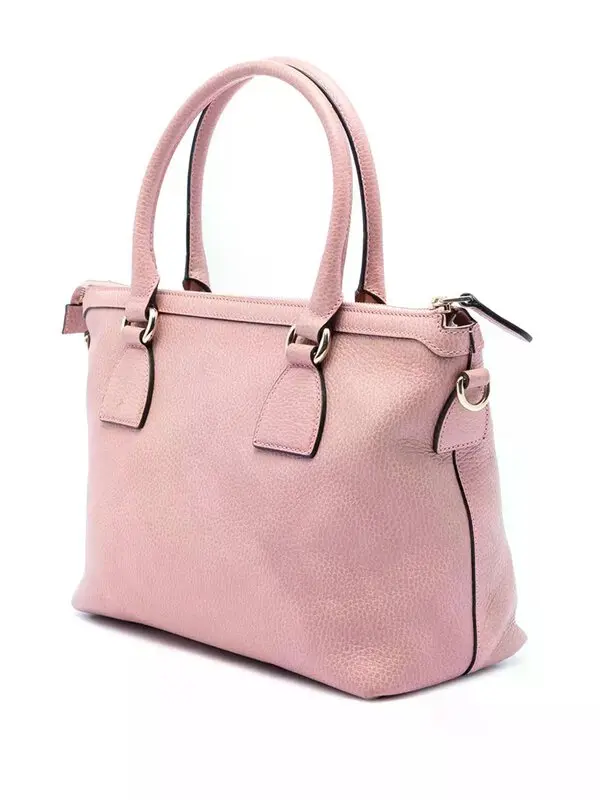 Gucci Calfskin Gg Charm Satchel