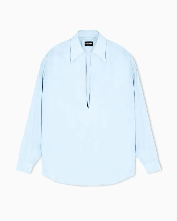 Giorgio Armani Open Silk Shirt