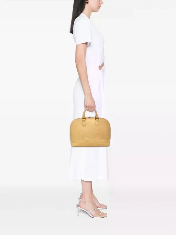 LOUIS VUITTON 2001 Epi Alma Pm Handbag - Yellow
