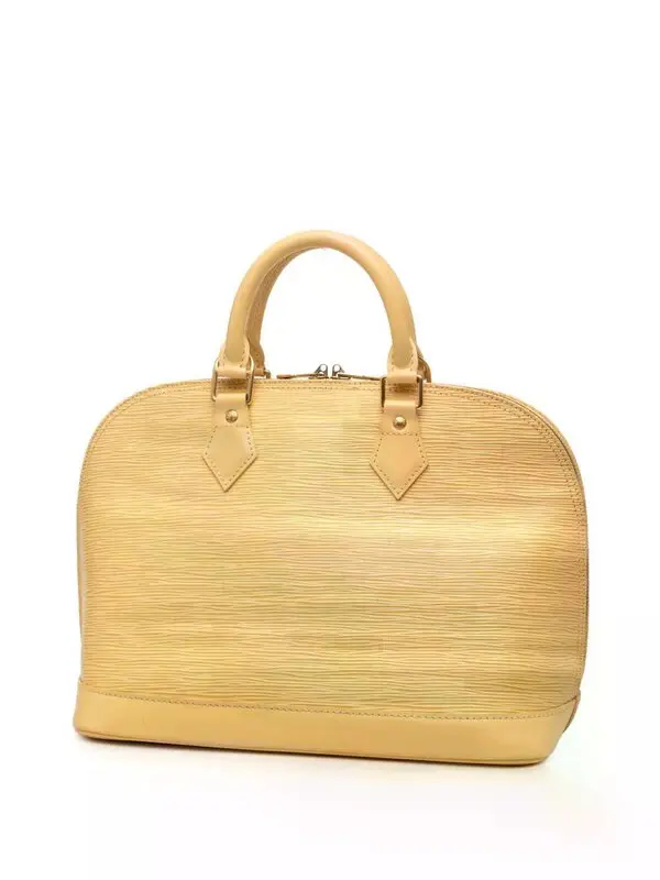 LOUIS VUITTON 2001 Epi Alma Pm Handbag - Yellow