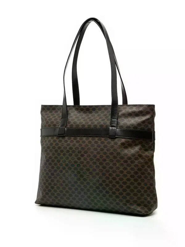 Celine 2000 Macadam Coated Canvas Tote Bag