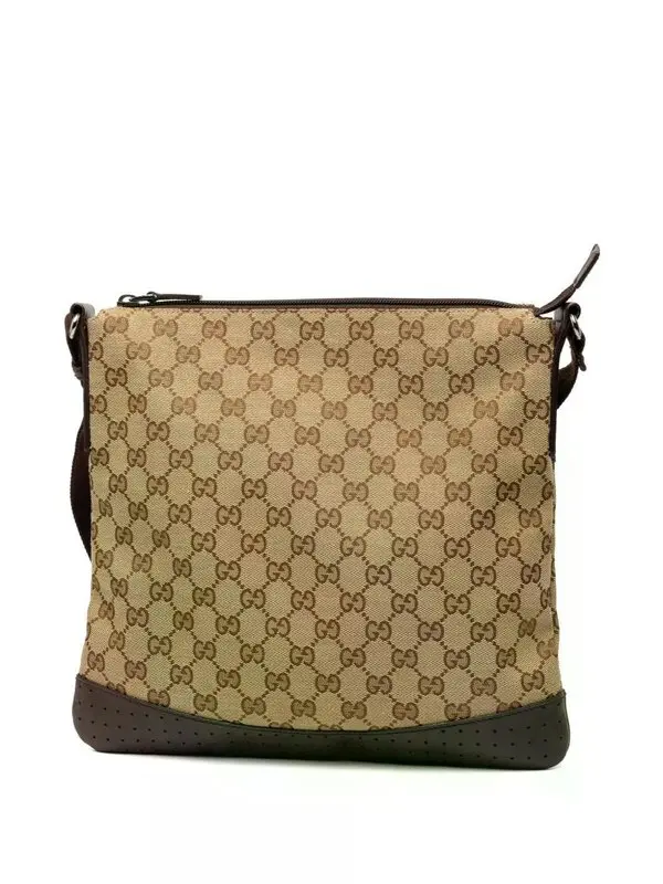 Gucci 2000-2015 Gg Canvas Crossbody Bag - Brown