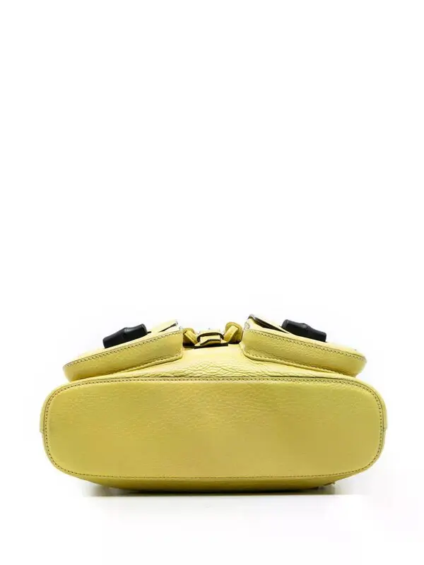 Gucci Leather Bamboo Tassel Backpack