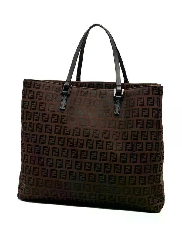 Fendi 2000-2010 Zucchino Canvas Tote Bag
