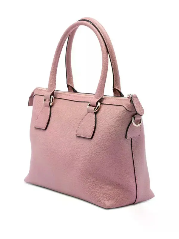 Gucci Calfskin Gg Charm Satchel
