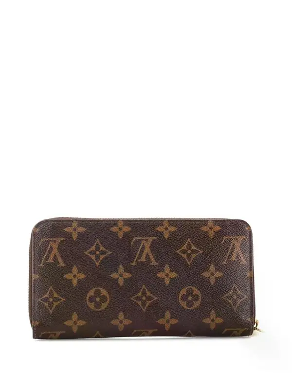 LOUIS VUITTON Zippy Wallet Monogram Canvas Small Wallets - Brown