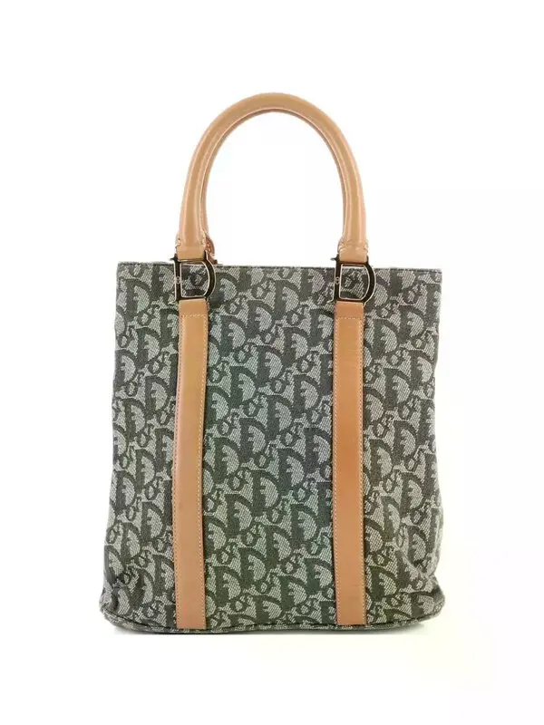 Dior Vintage Diorissimo Canvas Small Tote - Green