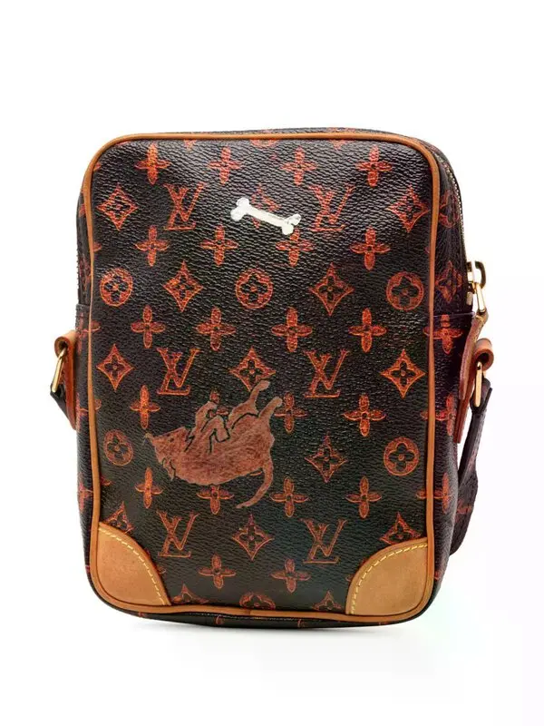 LOUIS VUITTON 2018 Grace Coddington Catogram Paname Crossbody Bag