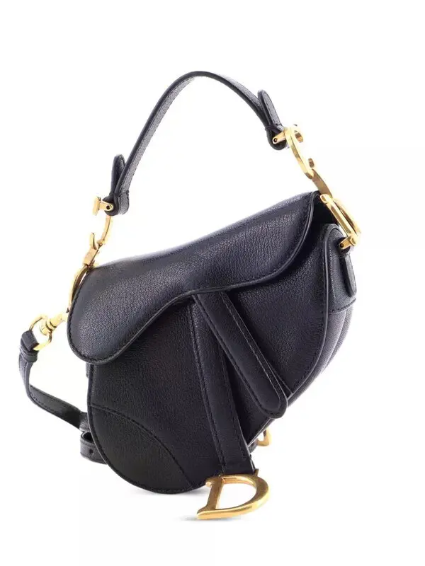 Dior Saddle Micro Shoulder Bag - Black