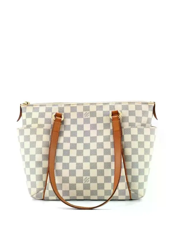 LOUIS VUITTON Totally Damier Pm Shoulder Bag - White