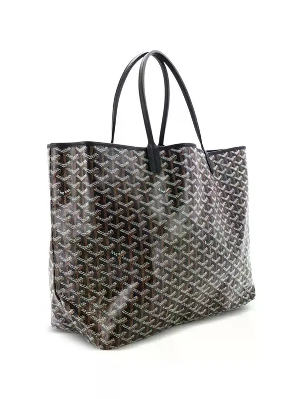 Goyard Saint Louis Coated Canvas Gm Tote Bag - Black