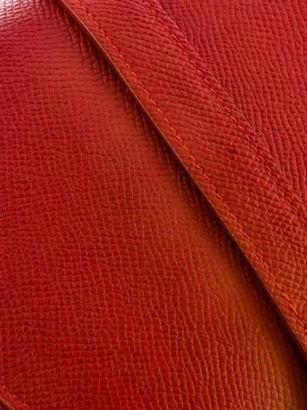 Celine Belt Bag Textured Leather Micro Satchel - Red