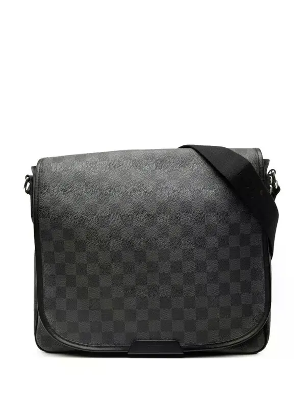 LOUIS VUITTON 2010 Damier Graphite Daniel Mm Crossbody Bag