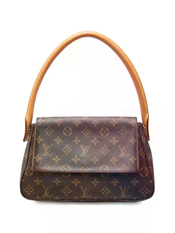 LOUIS VUITTON 2003 Monogram Mini Looping Shoulder Bag - Brown
