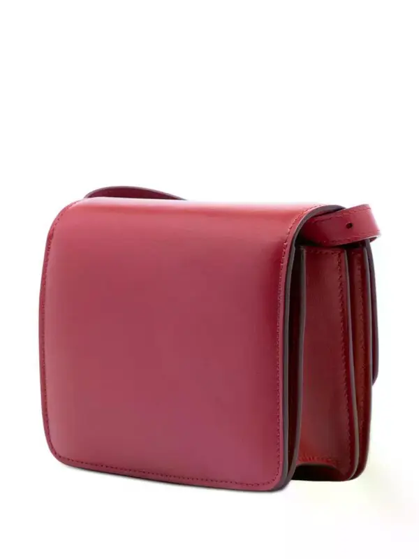 Celine 2019 Small Calfskin Classic Box Crossbody Bag - Red