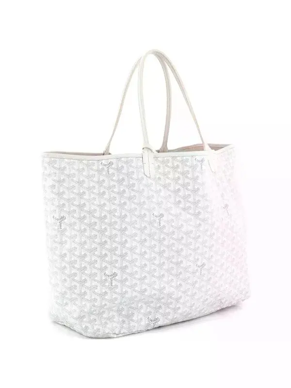 Goyard Saint Louis Coated Canvas Gm Tote Bag - White