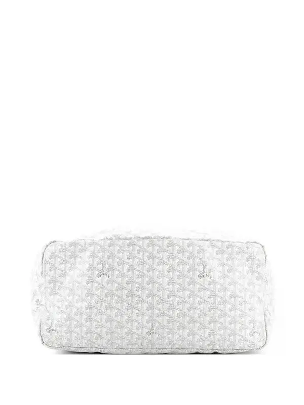 Goyard Saint Louis Coated Canvas Gm Tote Bag - White