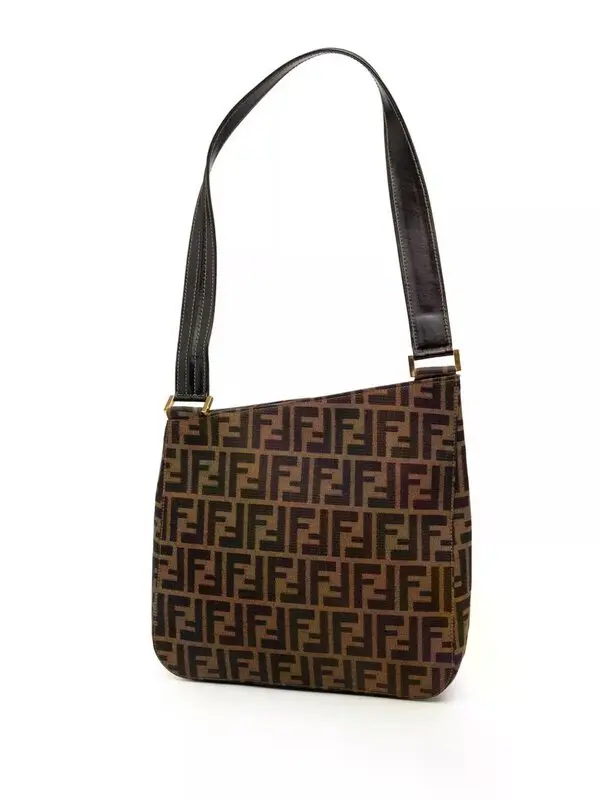 Fendi 20th Century Zucca Canvas Shoulder Bag