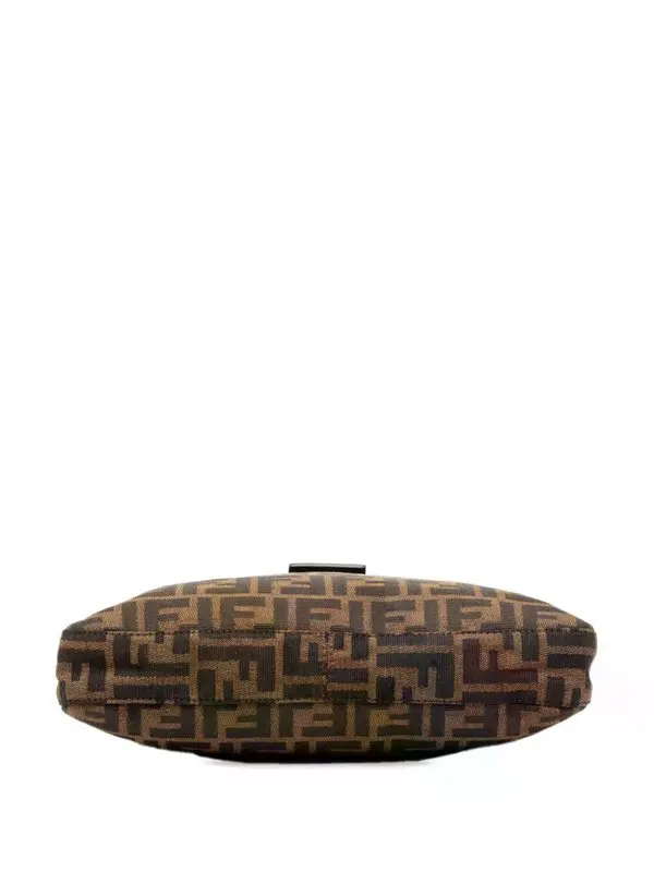 Fendi Zucca Canvas Shoulder Bag - Brown