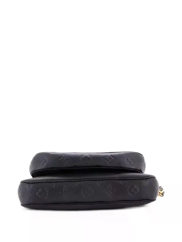 LOUIS VUITTON Multi Pochette Accessoires Monogram Empreinte Giant Crossbody Bag - Black