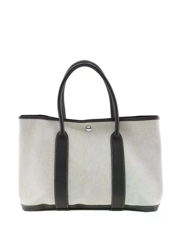 Hermès 2004 Toile And Negonda Garden Party 36 Tote Bag - Grey
