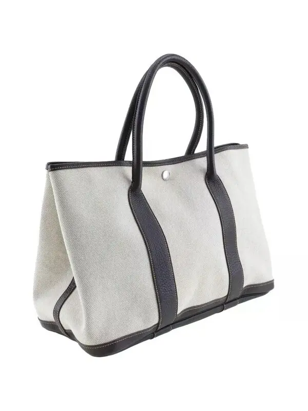 Hermès 2004 Toile And Negonda Garden Party 36 Tote Bag - Grey