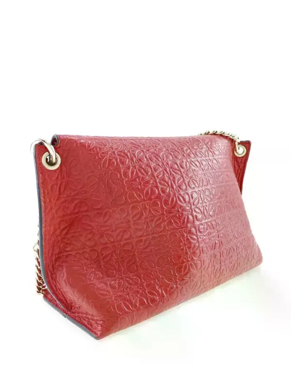 Loewe Leather Repeat Anagram Avenue Crossbody Bag