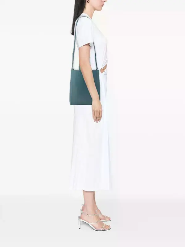 Celine 2019 Small Grained Calfskin Vertical Cabas Satchel - Blue