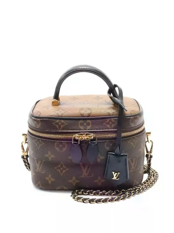 LOUIS VUITTON 2020 Monogram Reverse Vanity Pm Satchel