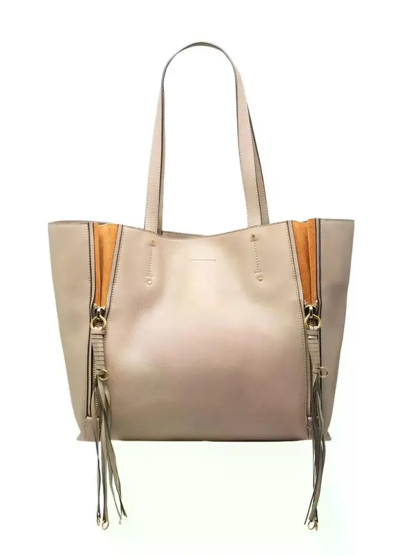 Chloé 2017 Large Leather Milo Shopping Tote Bag