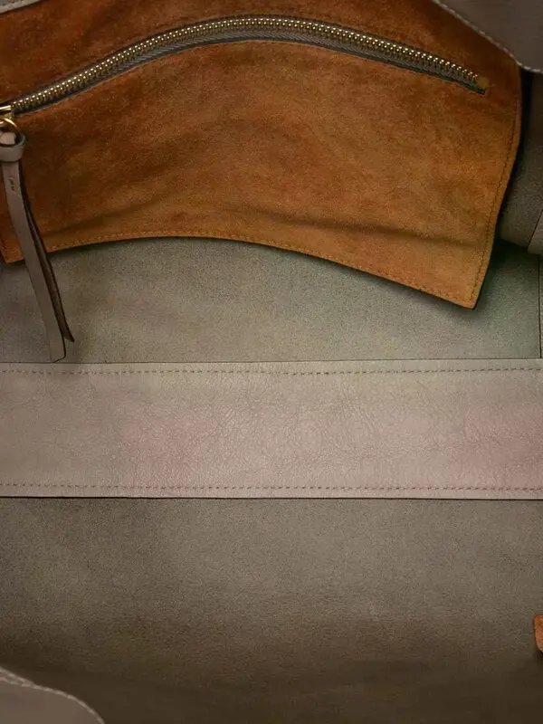 Chloé 2017 Large Leather Milo Shopping Tote Bag