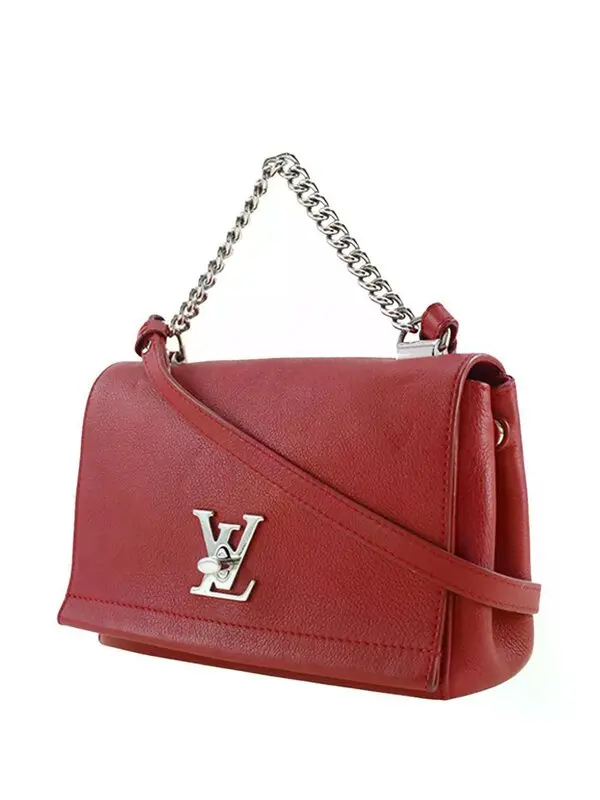 LOUIS VUITTON 2017 Lockme Ii Bb Satchel - Red