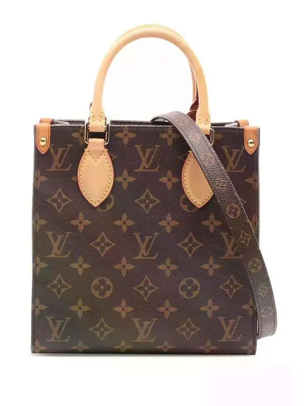 LOUIS VUITTON Monogram Sac Plat Bb Satchel - Brown