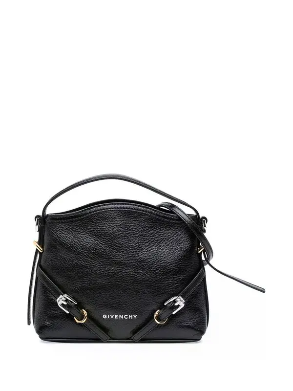 Givenchy 2010-2026 Nano Leather Voyou Satchel - Black