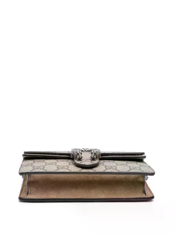 Gucci Mini Gg Supreme Dionysus Crossbody Bag - Brown